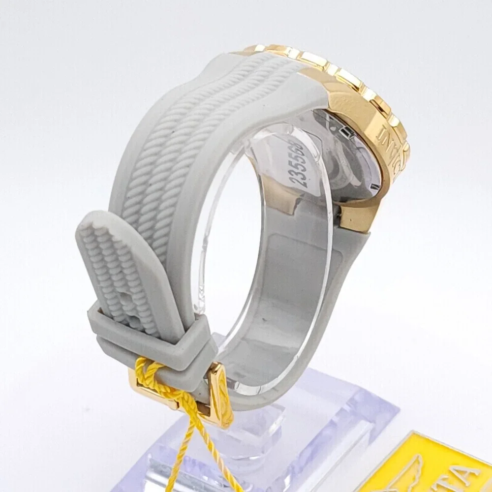 Invicta | Accessories | Invicta Angel Halo Womens Watch Gold Tone Gray ...